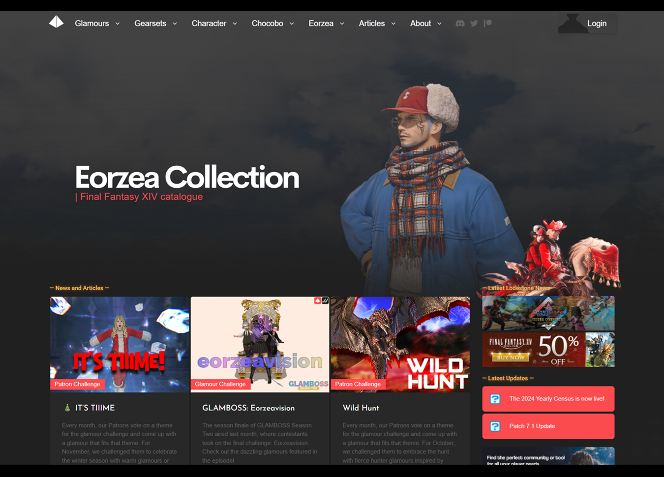 FF14 穿搭網站 Eorzea Collection – 烏啦呀哈 FF14 資訊保留站